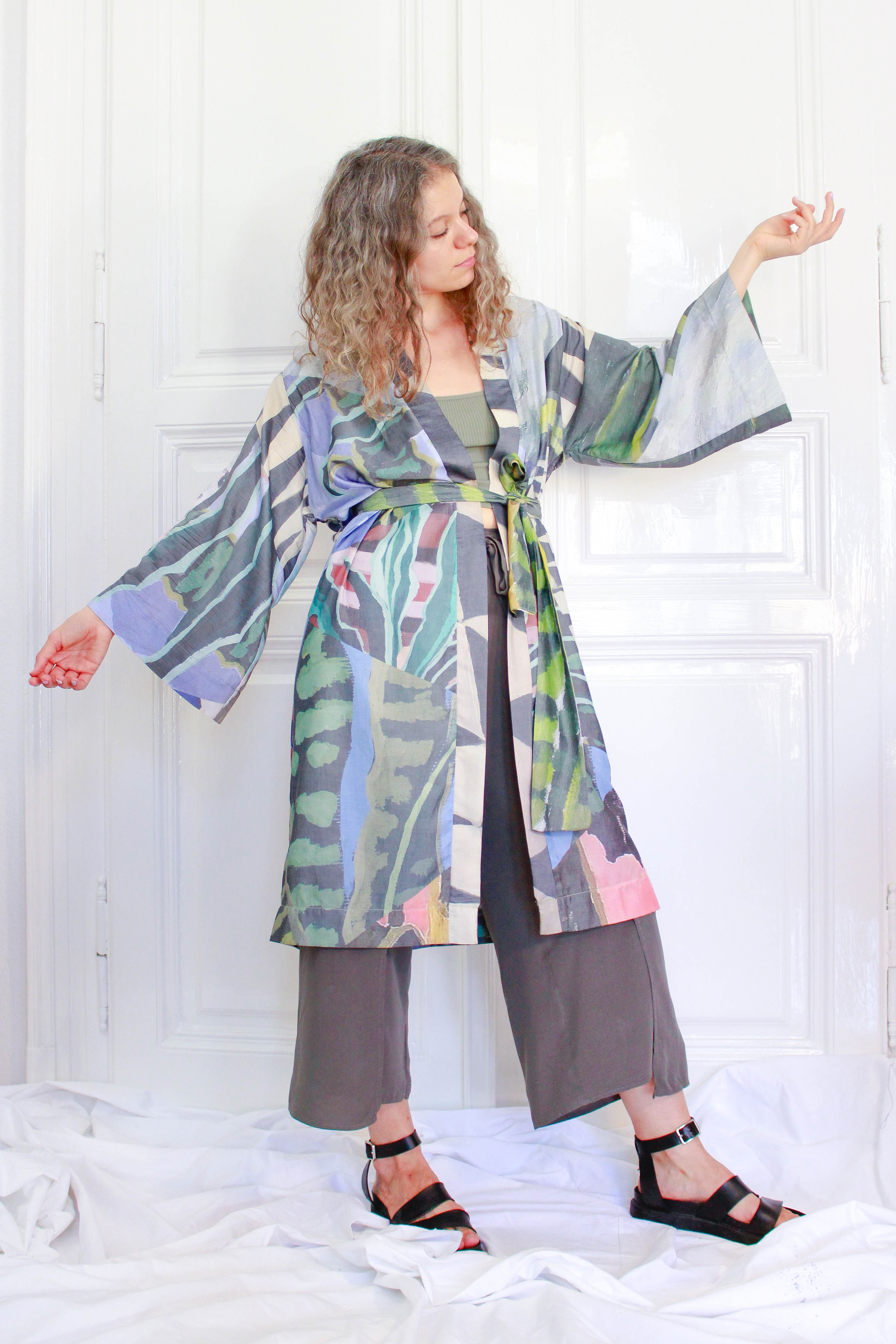 Plant Leopard / das fanni x Marosi Panni – das fanni KIMONO